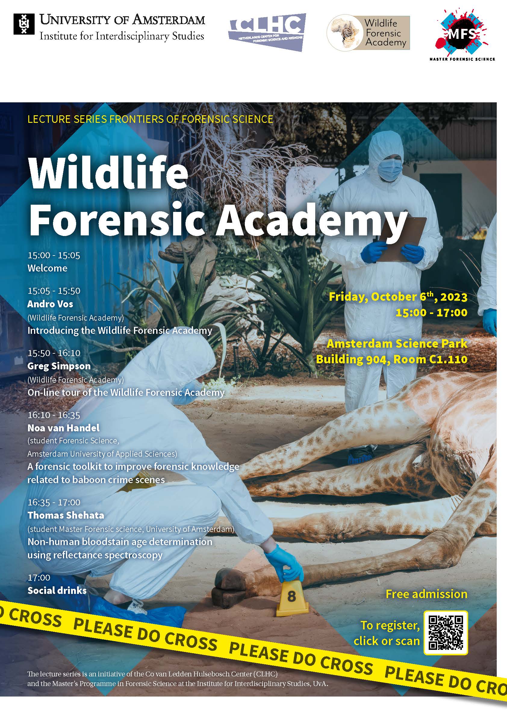 Frontiers of Forensic Science - Wildlife Forensic Academy - Instituut ...